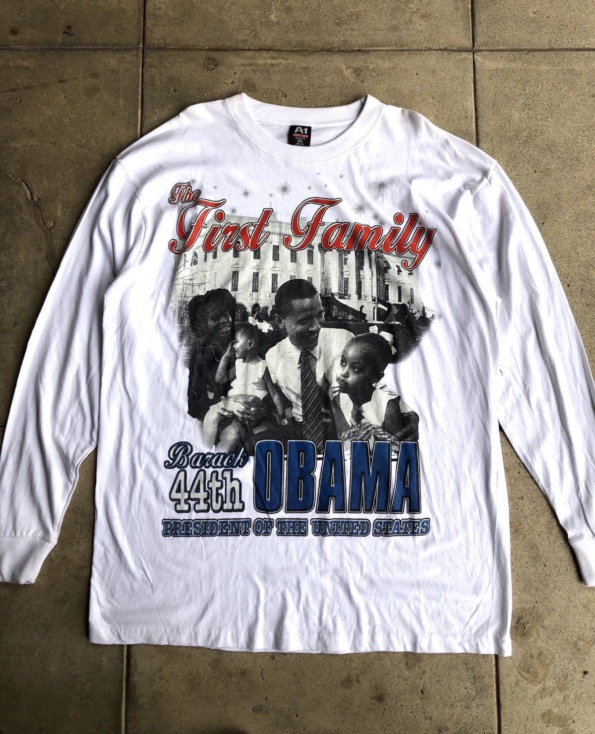 Vintage 08 Barack Obama long sleeve “First Family” tee vintage | Grailed