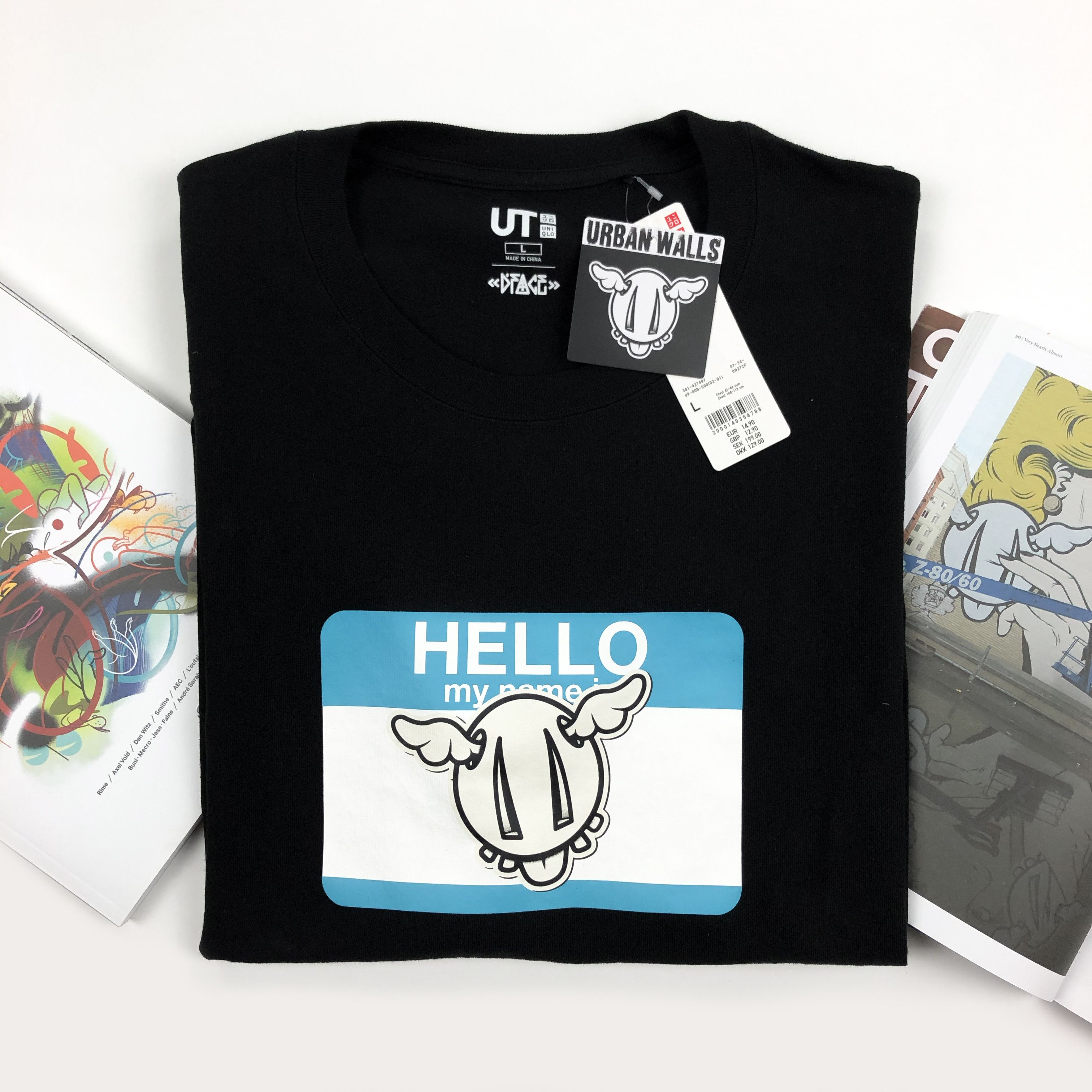 Uniqlo Hello My Name Is D*Face x Uniqlo x Urban Walls | Grailed