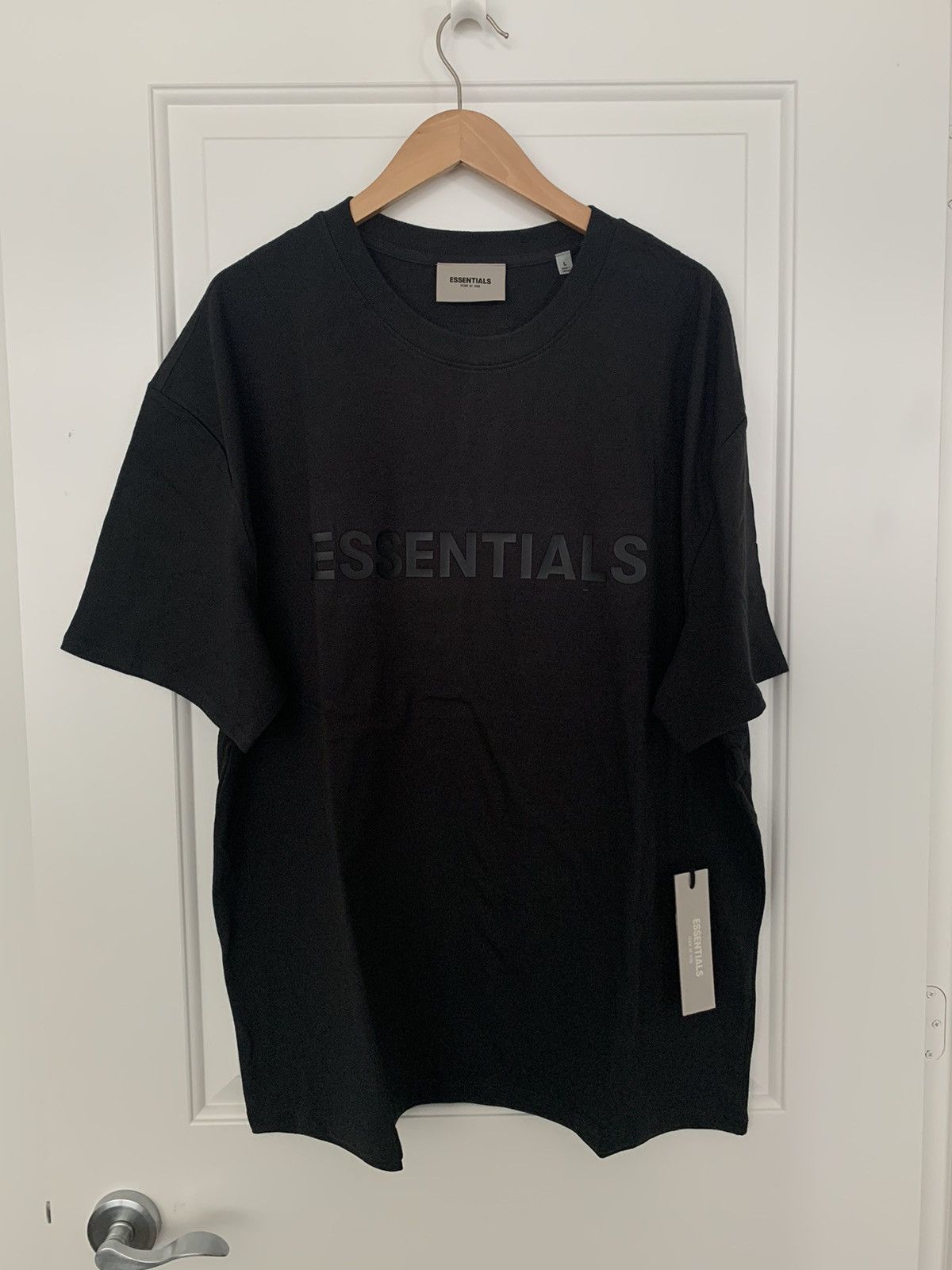 Fear of God × Pacsun 👕Size L👕 Fear of God Essentials Black T-Shirt BNWT ...