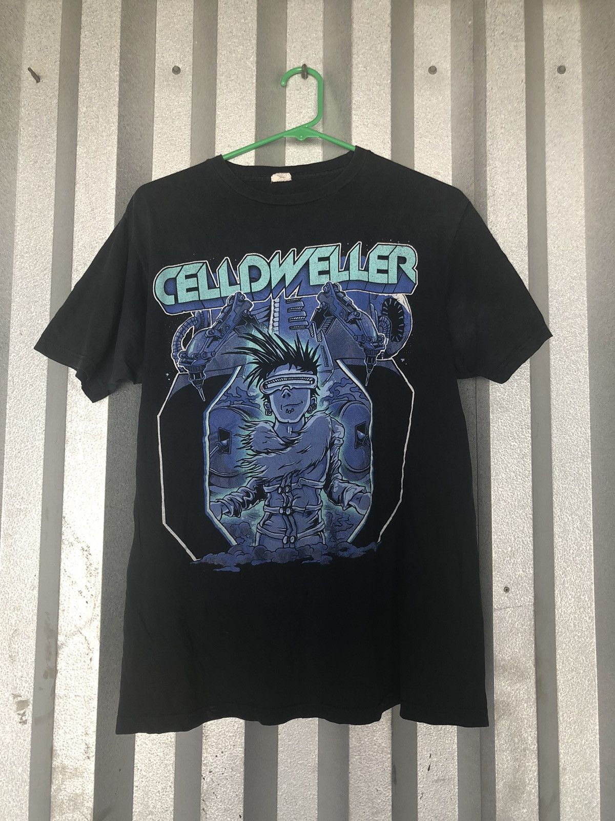 Vintage 90s Celldweller Anime Black Vintage Tee Shirt Travis Scott ...