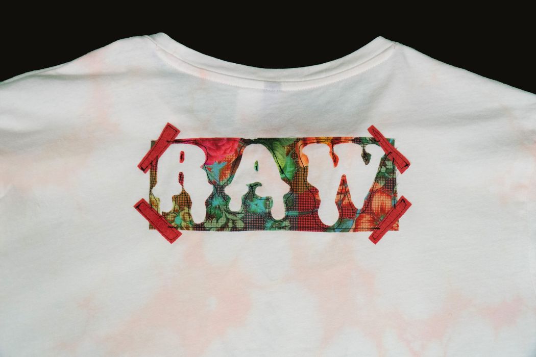 Designer Vegeta Drip Tie Dye / Checkered RAW Tee | Grailed