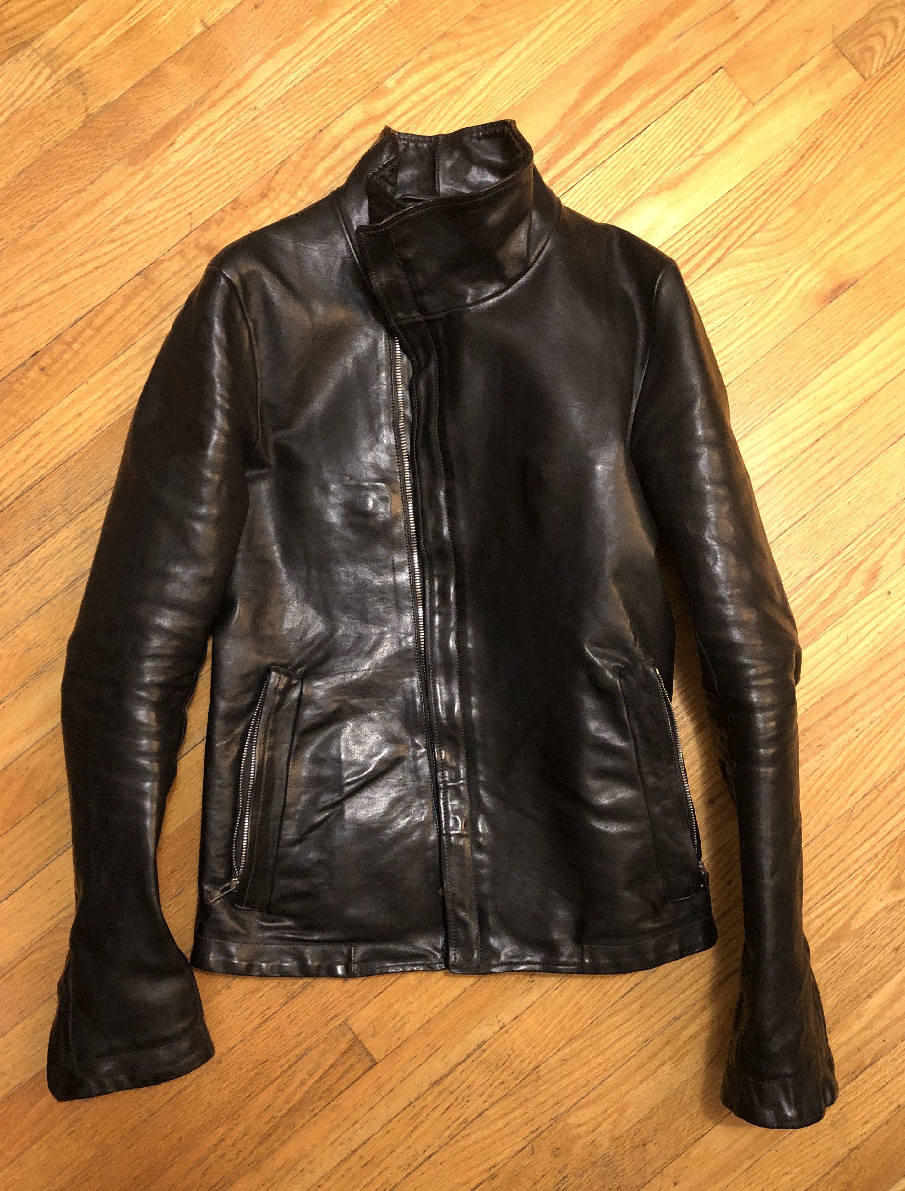 Carol Christian Poell CCP LM/2599 High Neck Leather Jacket CORS-PTC/010 ...