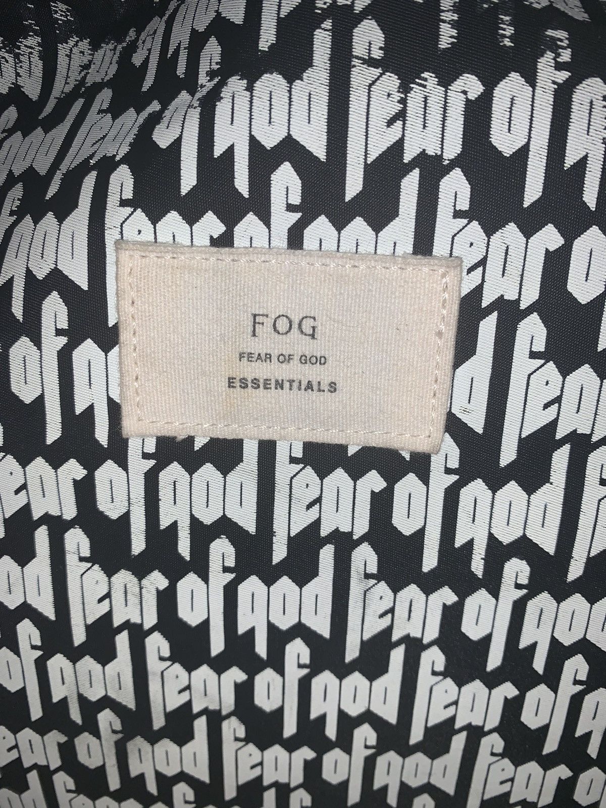 Fear of God Fear of God Print Backpack | Grailed