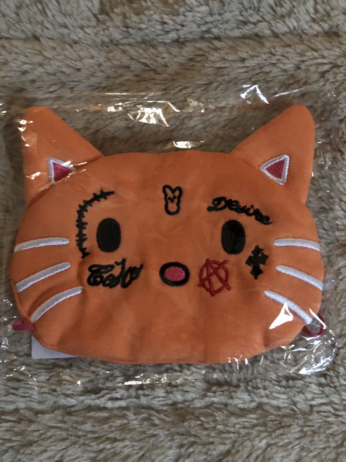 GOTHBOICLIQUE × LIL PEEP Lil Tracy Orenji Face Mask | Grailed