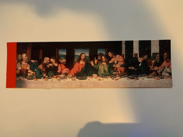 Supreme SUPREME FW12 LAST SUPPER BOX LOGO STICKER USED | Grailed