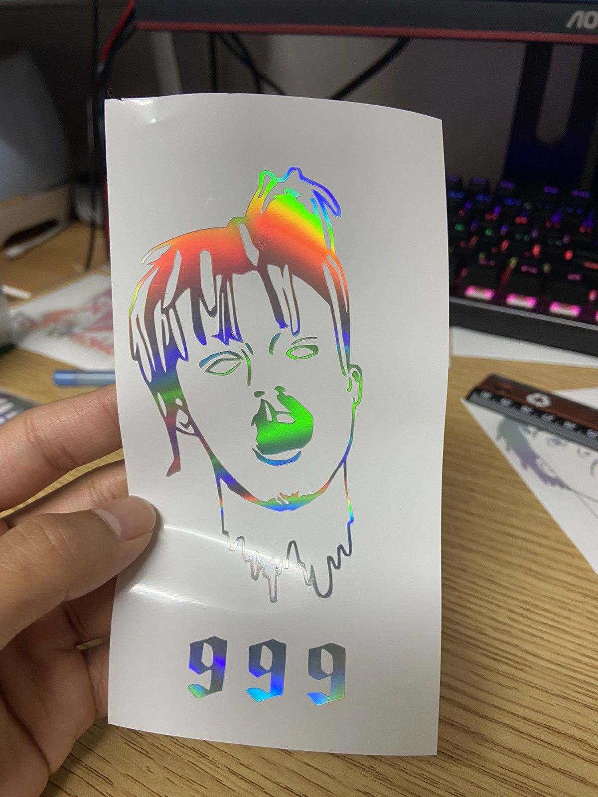 Other Juice wrld decal sticker holographic | Grailed