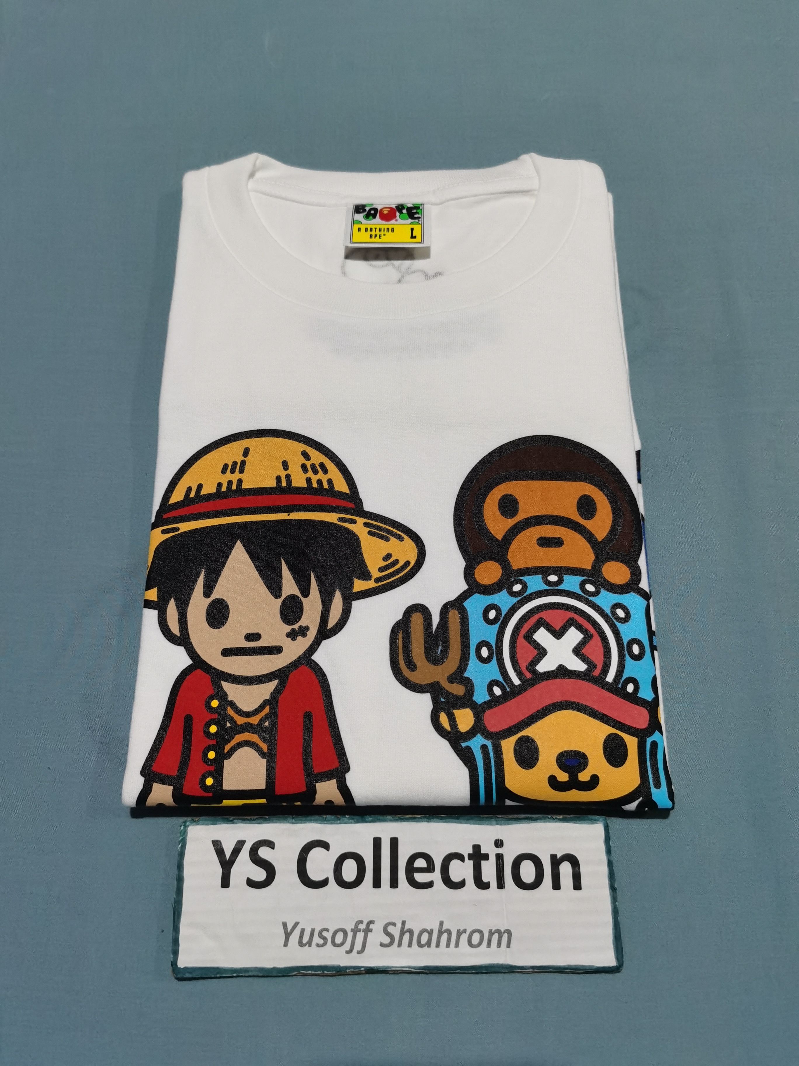 Bape Bape x One Piece Luffy Milo Tee | Grailed