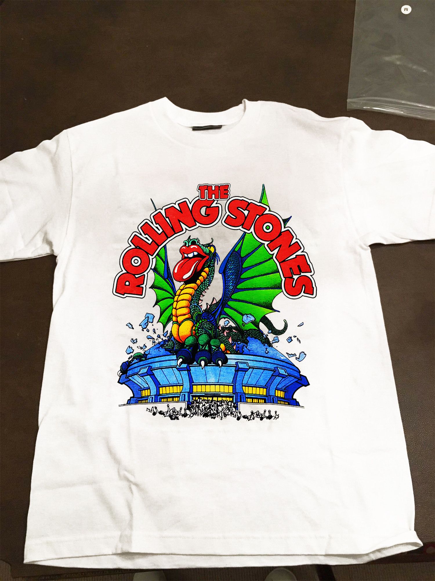 Vintage Rolling Stones Dragon Stadium T-Shirt | Grailed