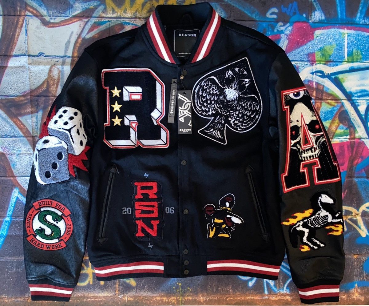 Reason Reason varsity jacket | Grailed