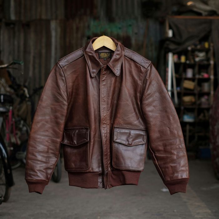 Vanson Leathers Leather vanson A2 Horse Hide Leather Jacket | Grailed