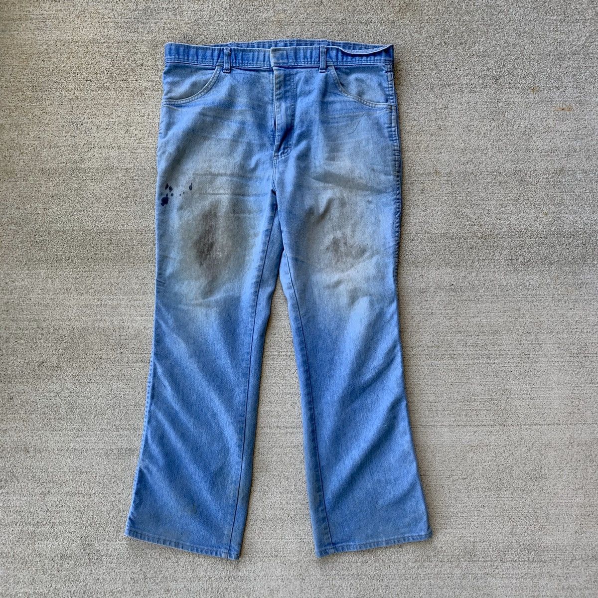 Vintage Vintage 1970’s faded & stained work Pants Made in USA | Grailed
