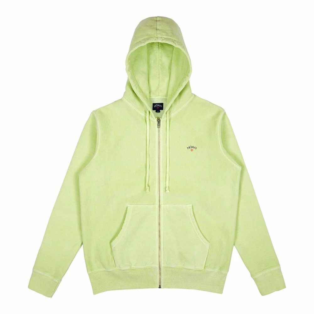 Noah Noah Celadon Core Logo Zip-up Hoodie | Grailed