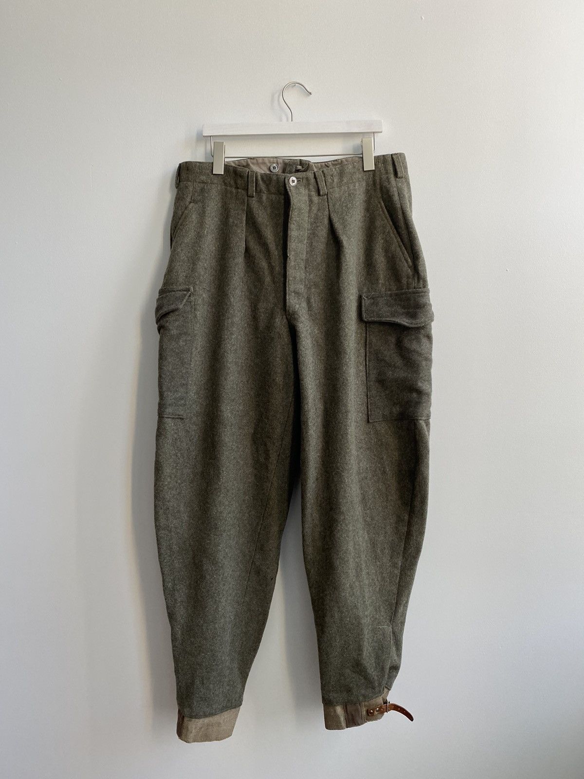 Vintage Wool Military Pants | Grailed