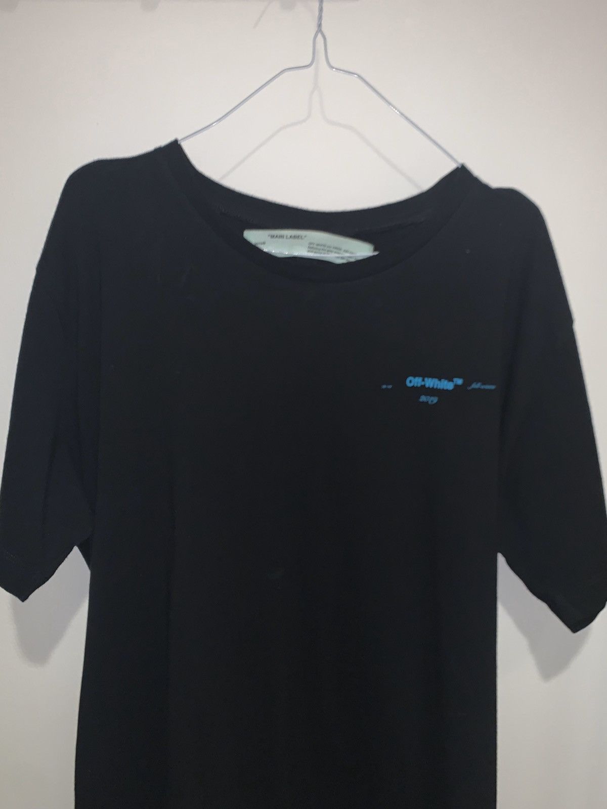 Off-White Gradient Diagonals Tee | Grailed