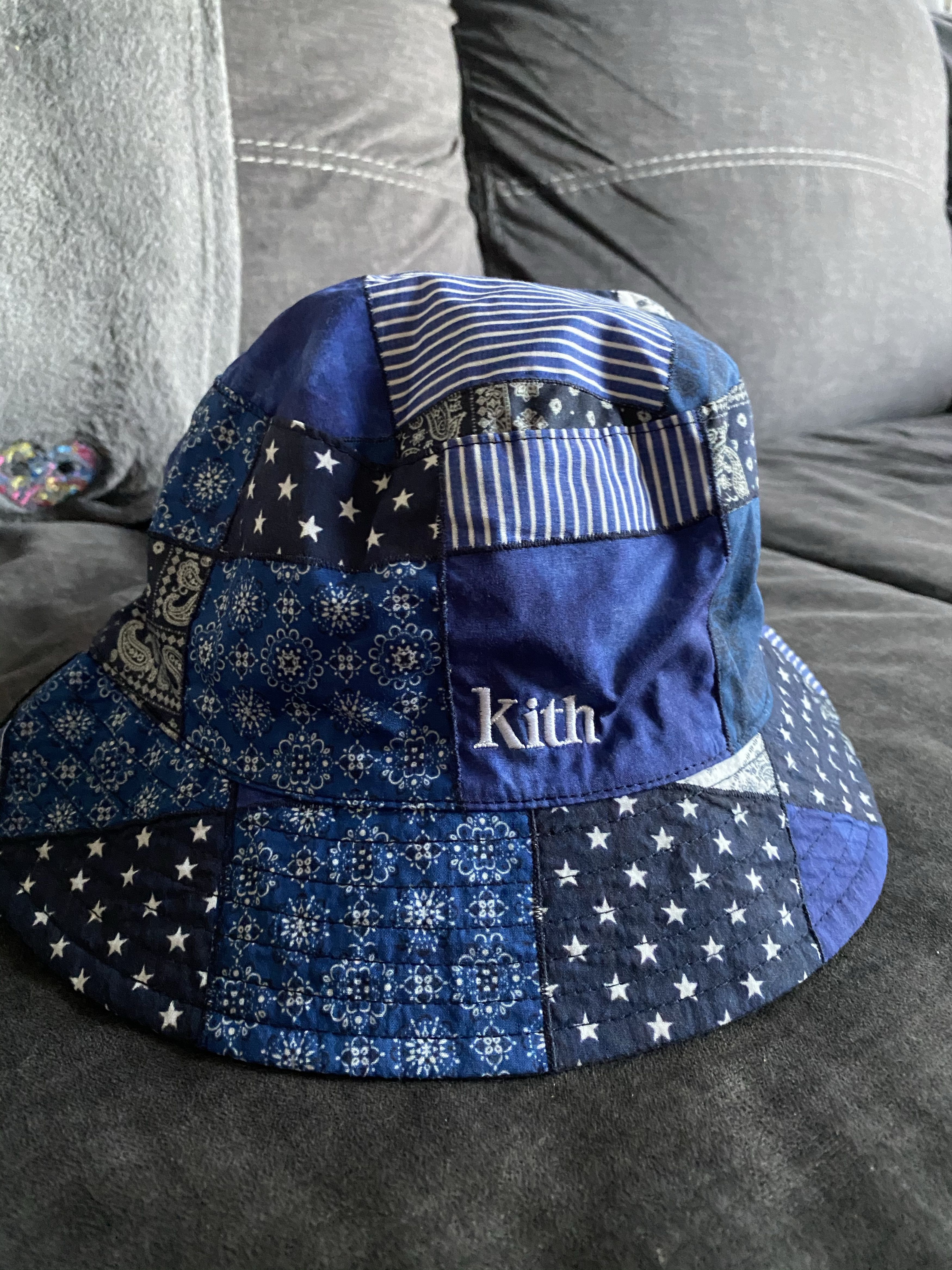 Kith Kith quilted patchwork bucket hat | Grailed
