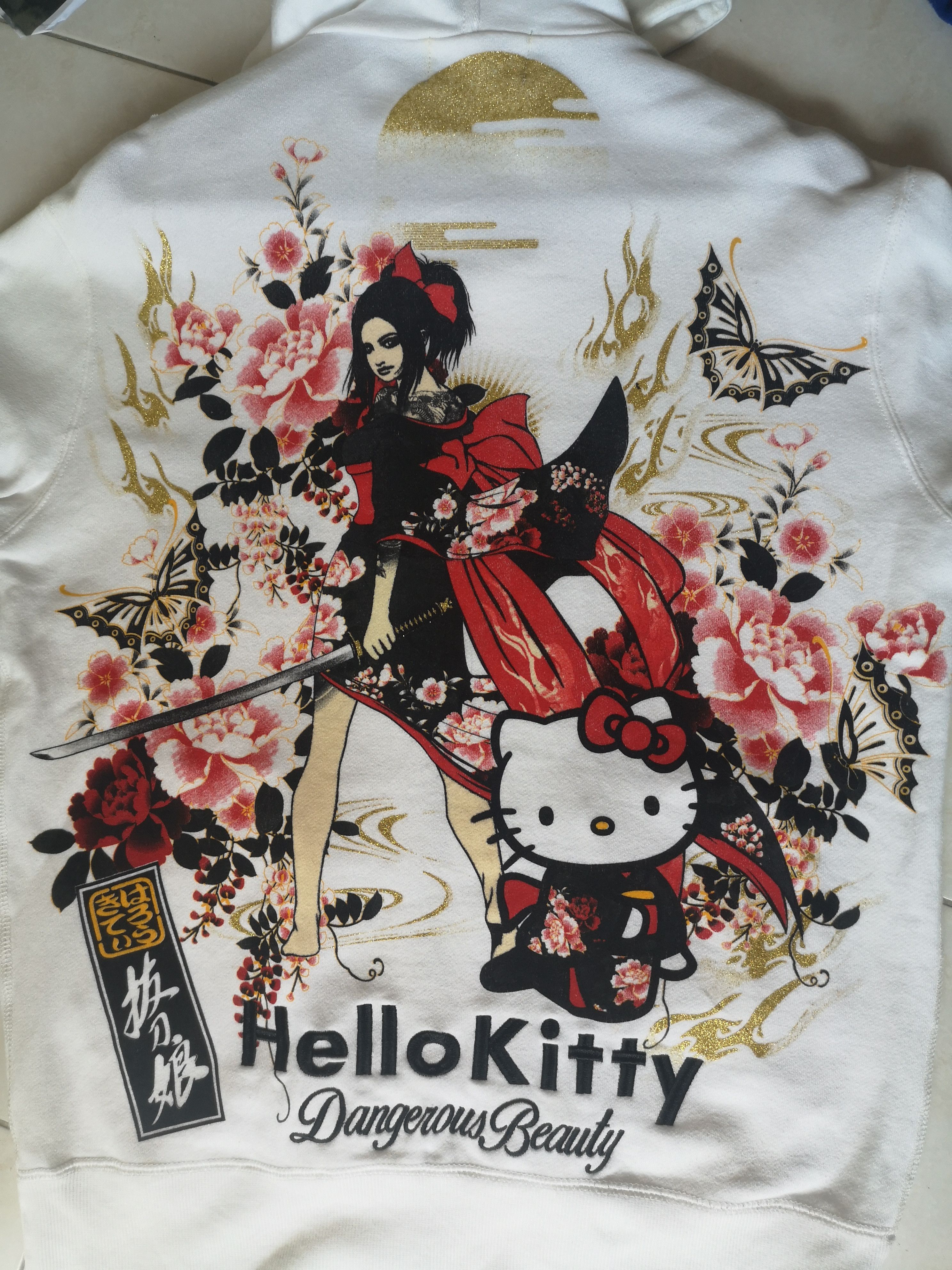 Japanese Brand (RARE)HELLO KITTY X DANGEROUS BEAUTY HOODIES | Grailed