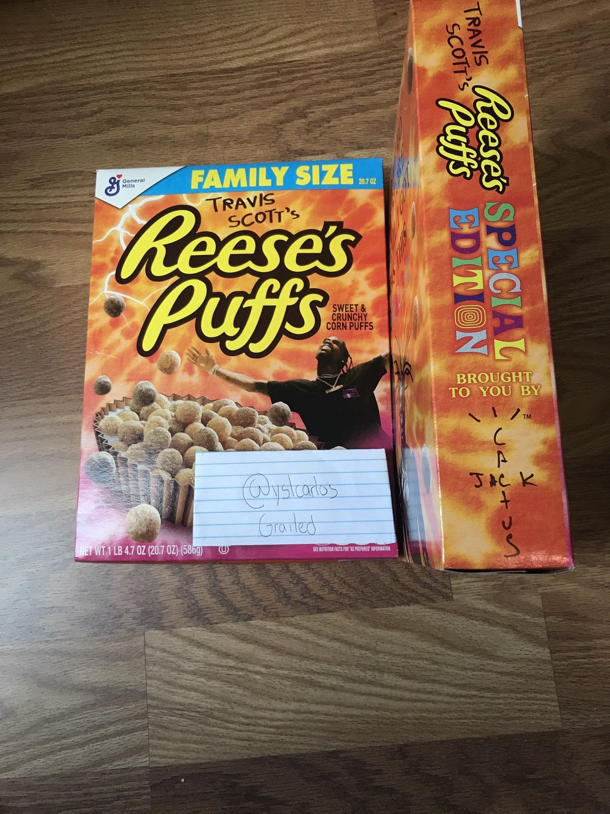 Travis Scott Travis Scott’s Cereal Box Reece’s Puffs (2 Boxes) | Grailed