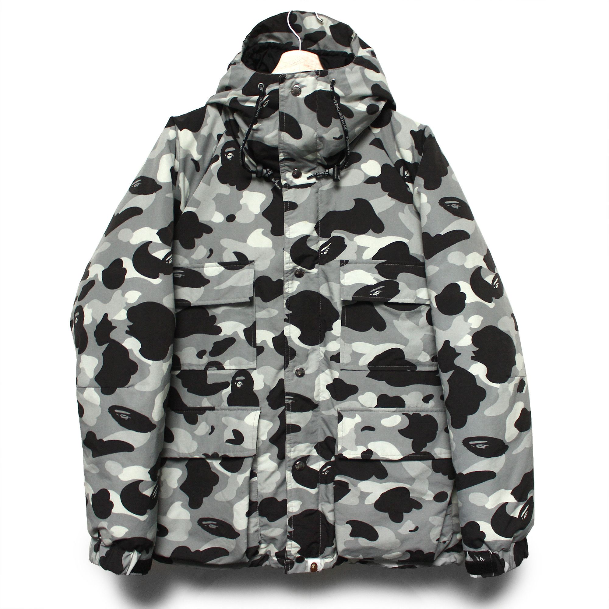 Bape OG Snow Camo Down Jacket | Grailed