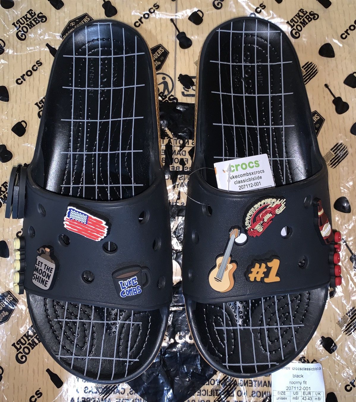 Crocs Luke Combs x Crocs Classic Bootlegger Slide | Grailed
