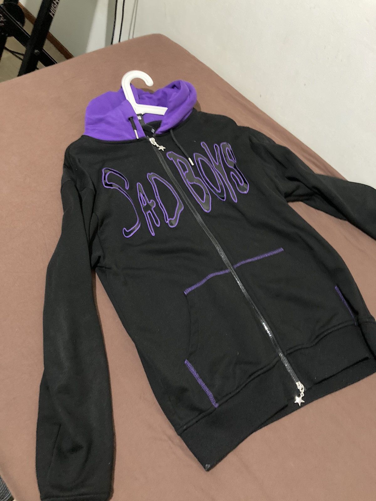 Sad Boys × Sad Boys Sbe Merch Sad Boys Gear Zip Up Hoodie | Grailed