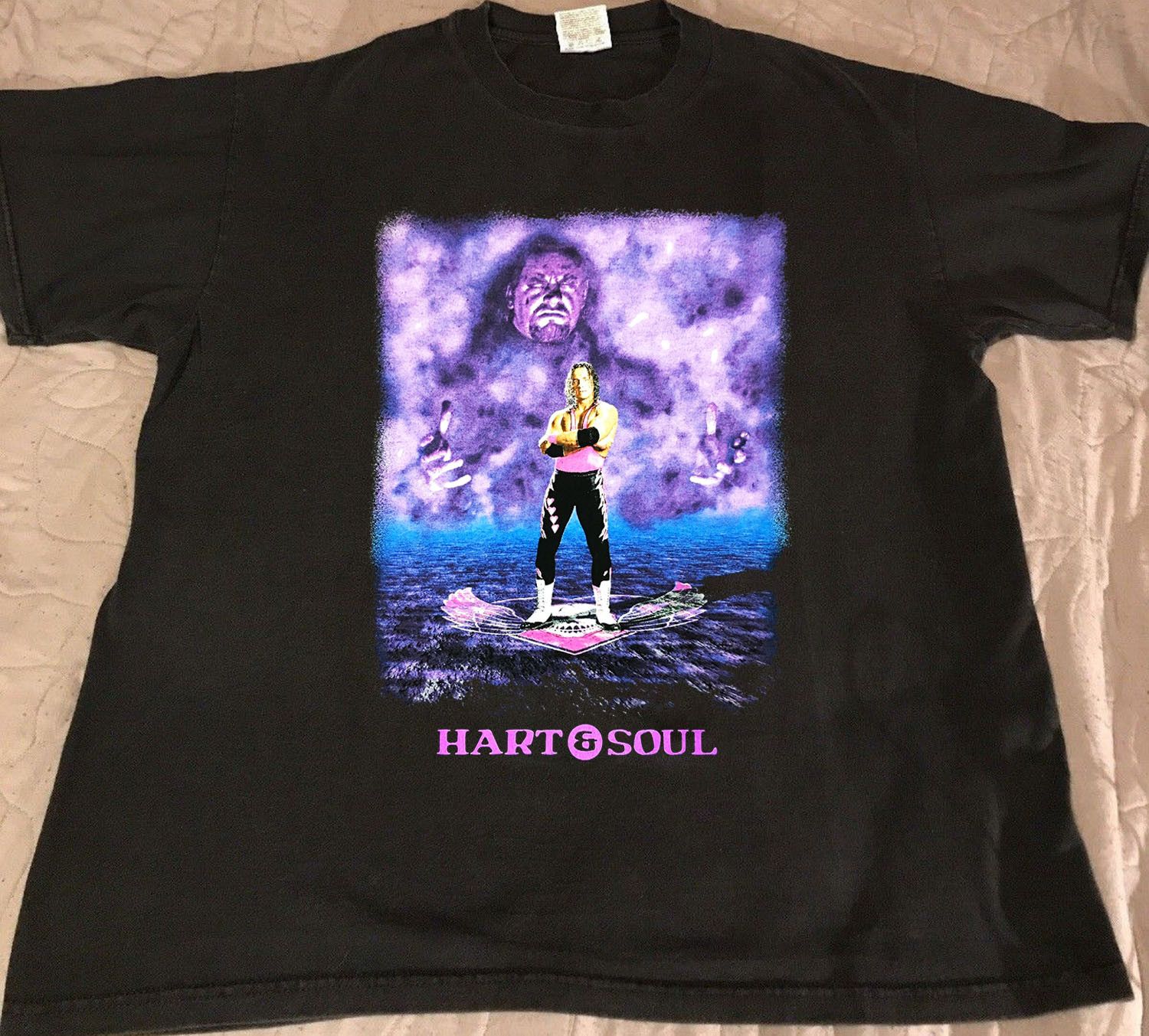 Wwf Vintage Undertaker Graphic Cross Hands T-Shirt | Grailed