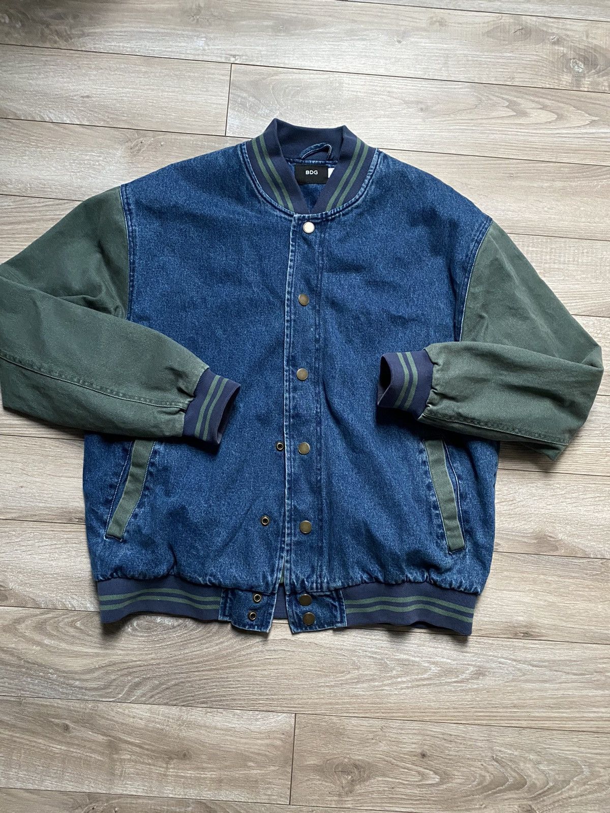Vintage Vintage 90s Denim bomber jacket | Grailed