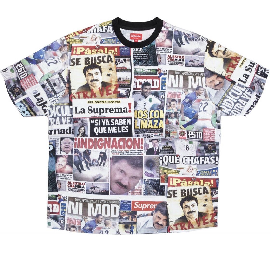 Supreme Supreme headline s/s SS20 Medium(El Chapo) | Grailed
