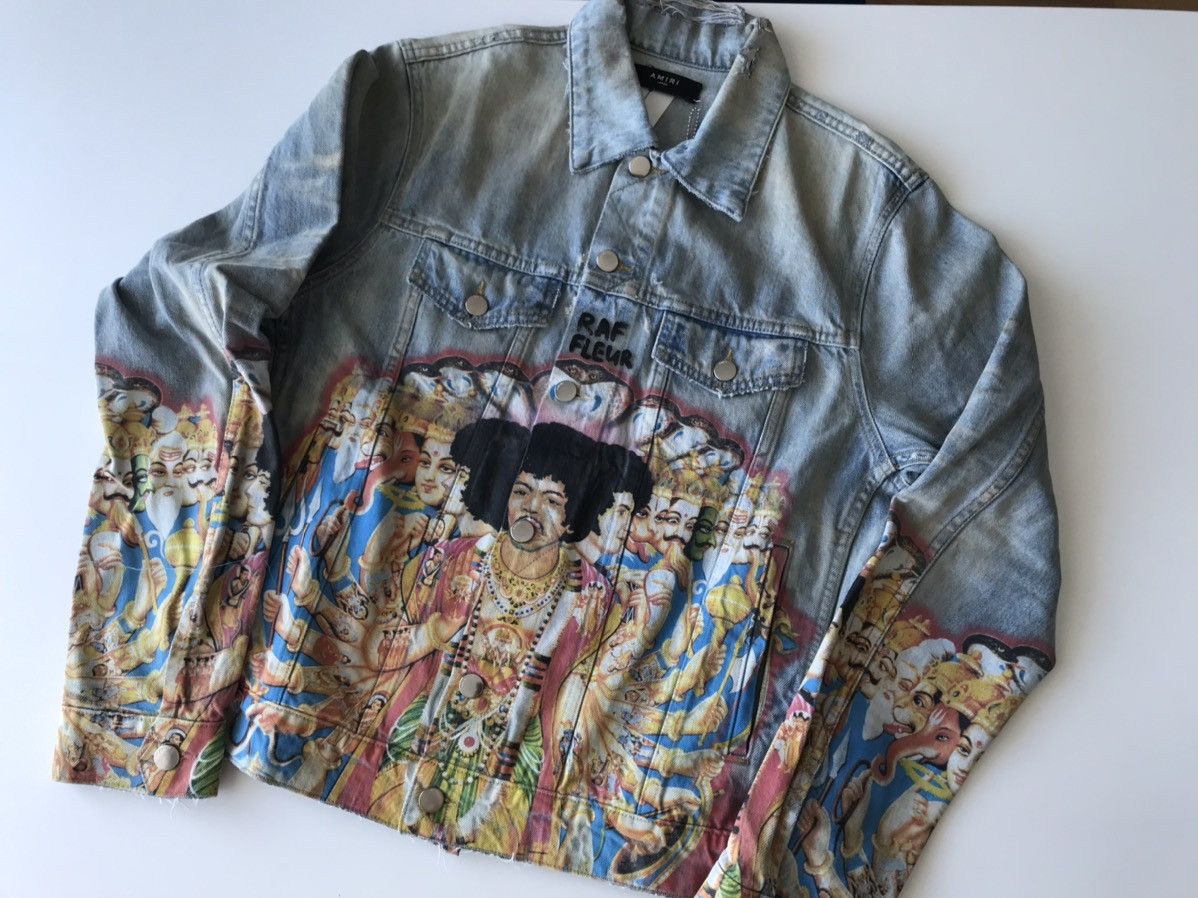 Amiri Amiri Jimmy Hendrix denim jacket | Grailed