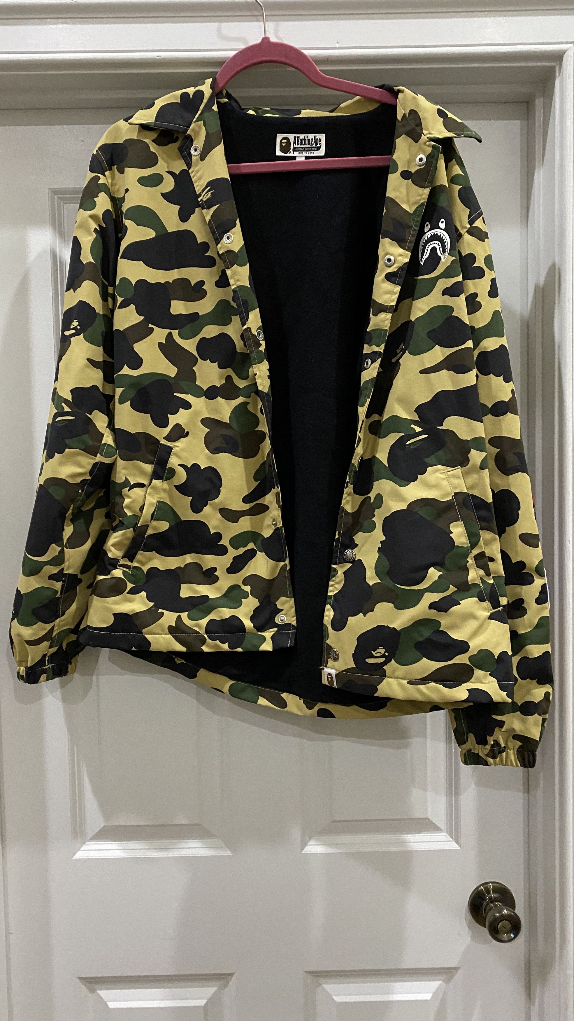 Bape RARE Bape fleece jacket | Grailed