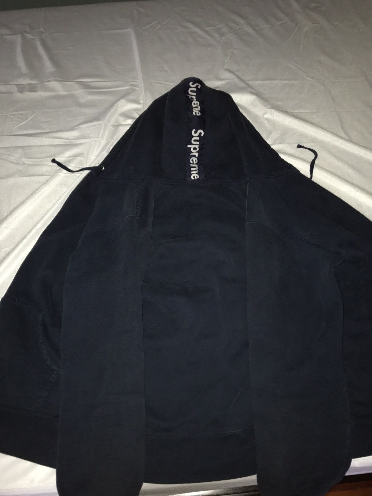 Supreme Supreme Tape Zip Up Hoodie | Grailed