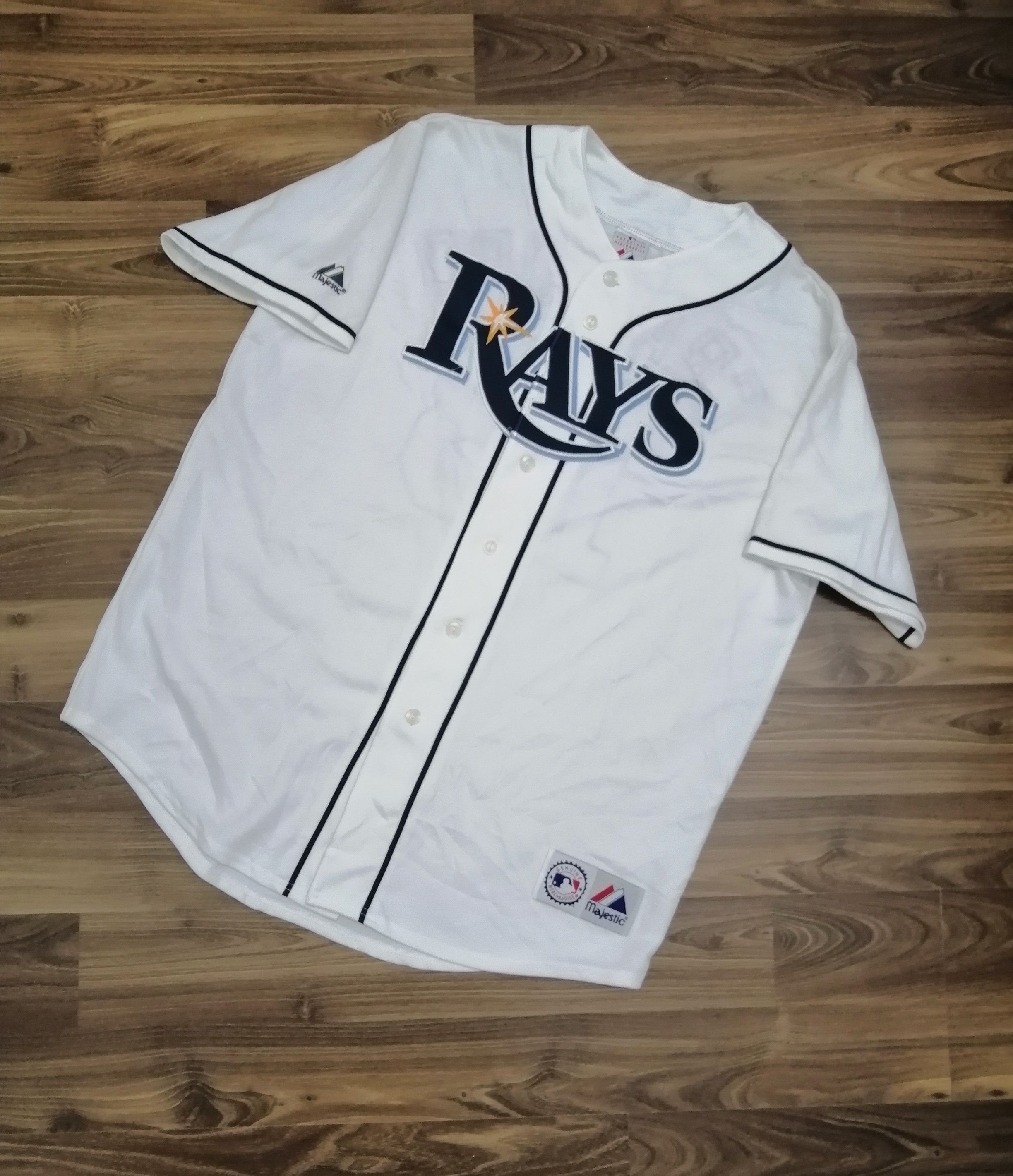 MLB × Majestic × Vintage Vintage Tampa Bay Rays Carl Crawford #13 ...