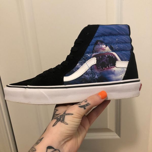 Vans Shark Week Sk8 Hi’s | Grailed