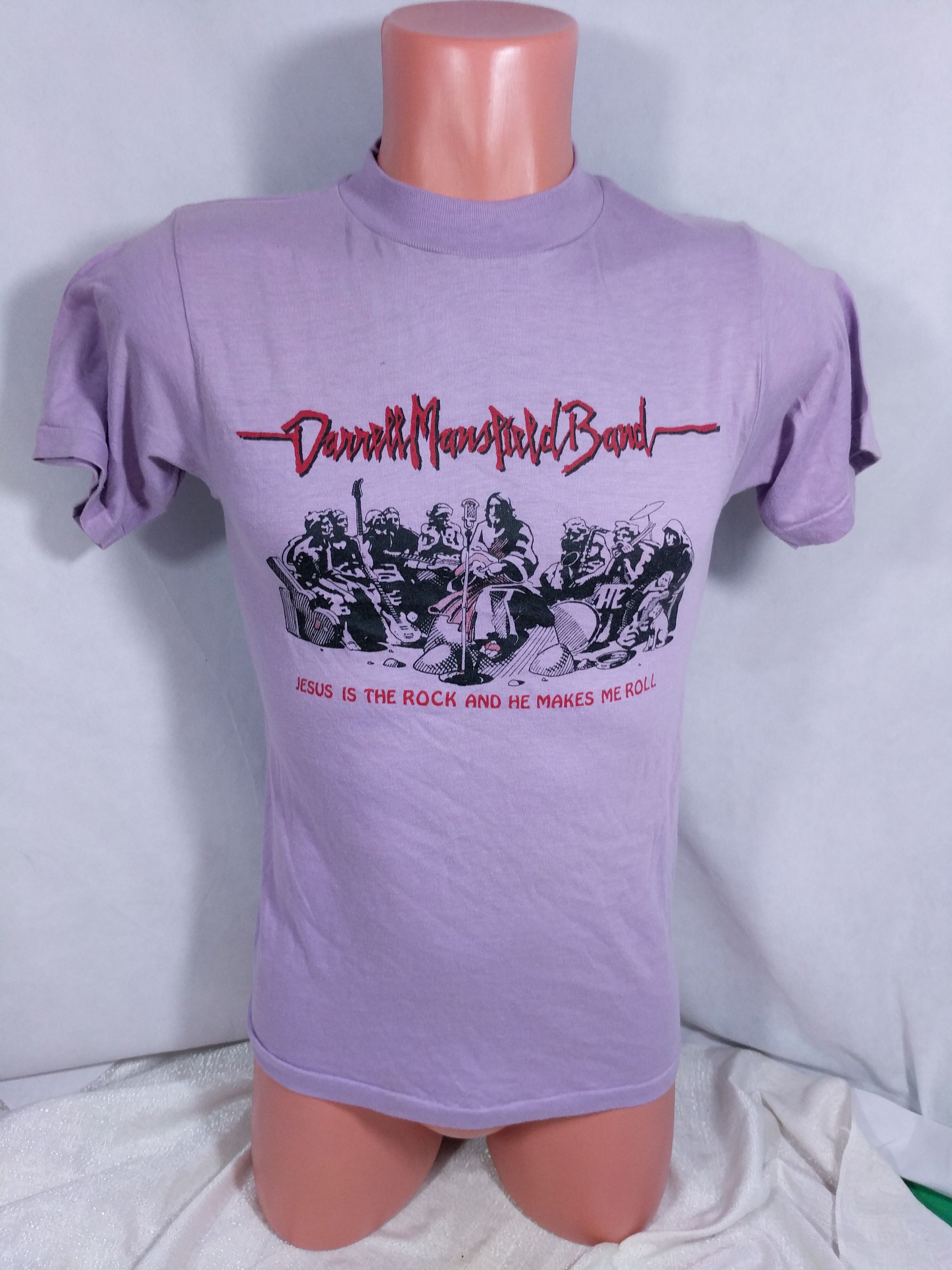 Band Tees × Vintage Vtg 80s Darrell Mansfield Band T-Shirt Small Jesus ...