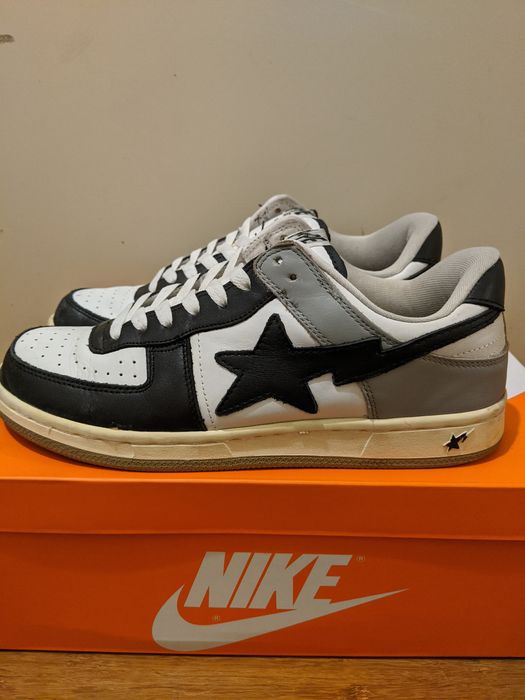 Bape RARE OG A BATHING APE BAPESTA SK8STA LOW SKATE SHOES | Grailed