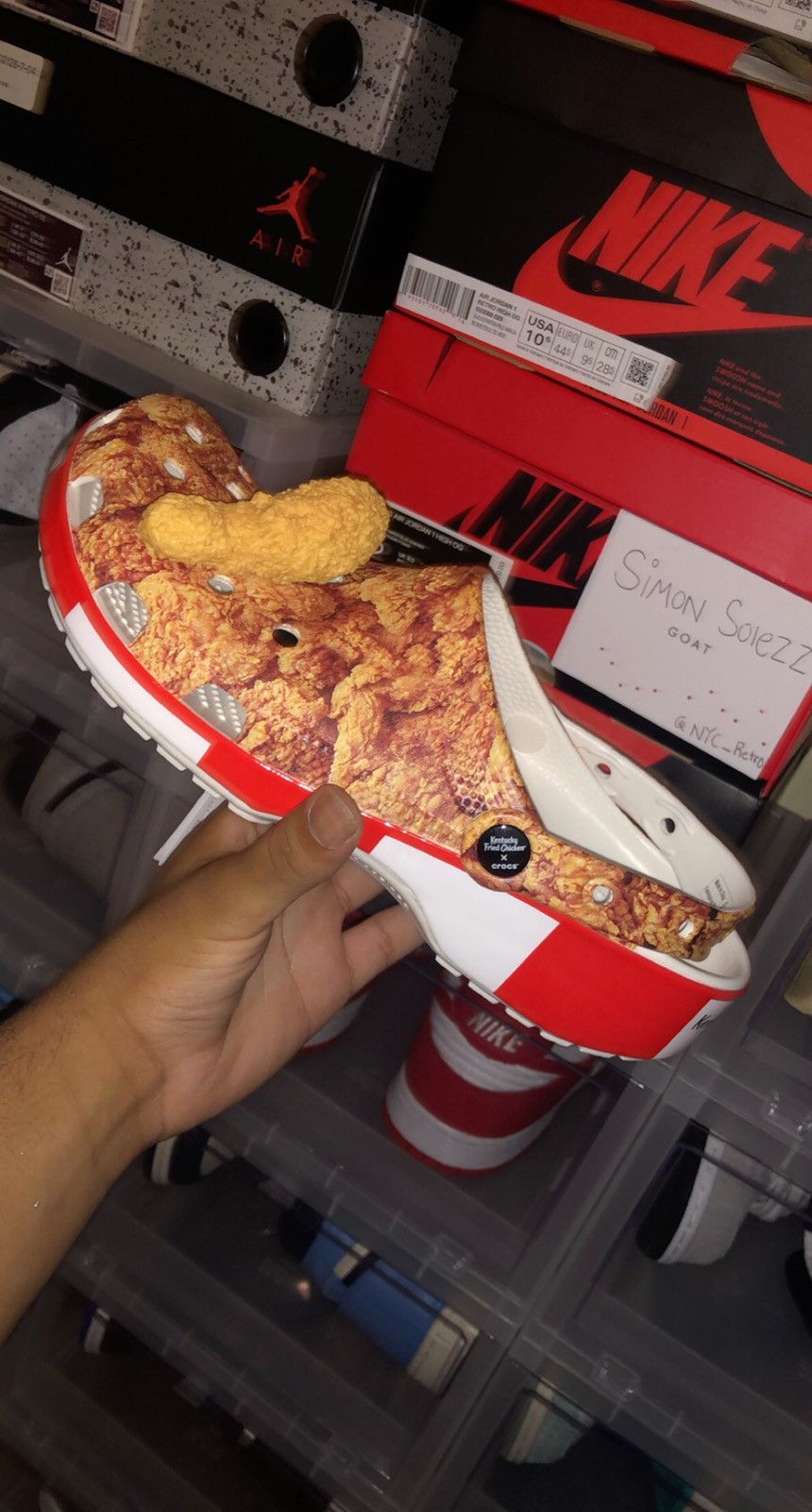 Crocs KFC x Crocs Classic Clog Size 9 DS KENTUCKY FRIED CHICKEN | Grailed