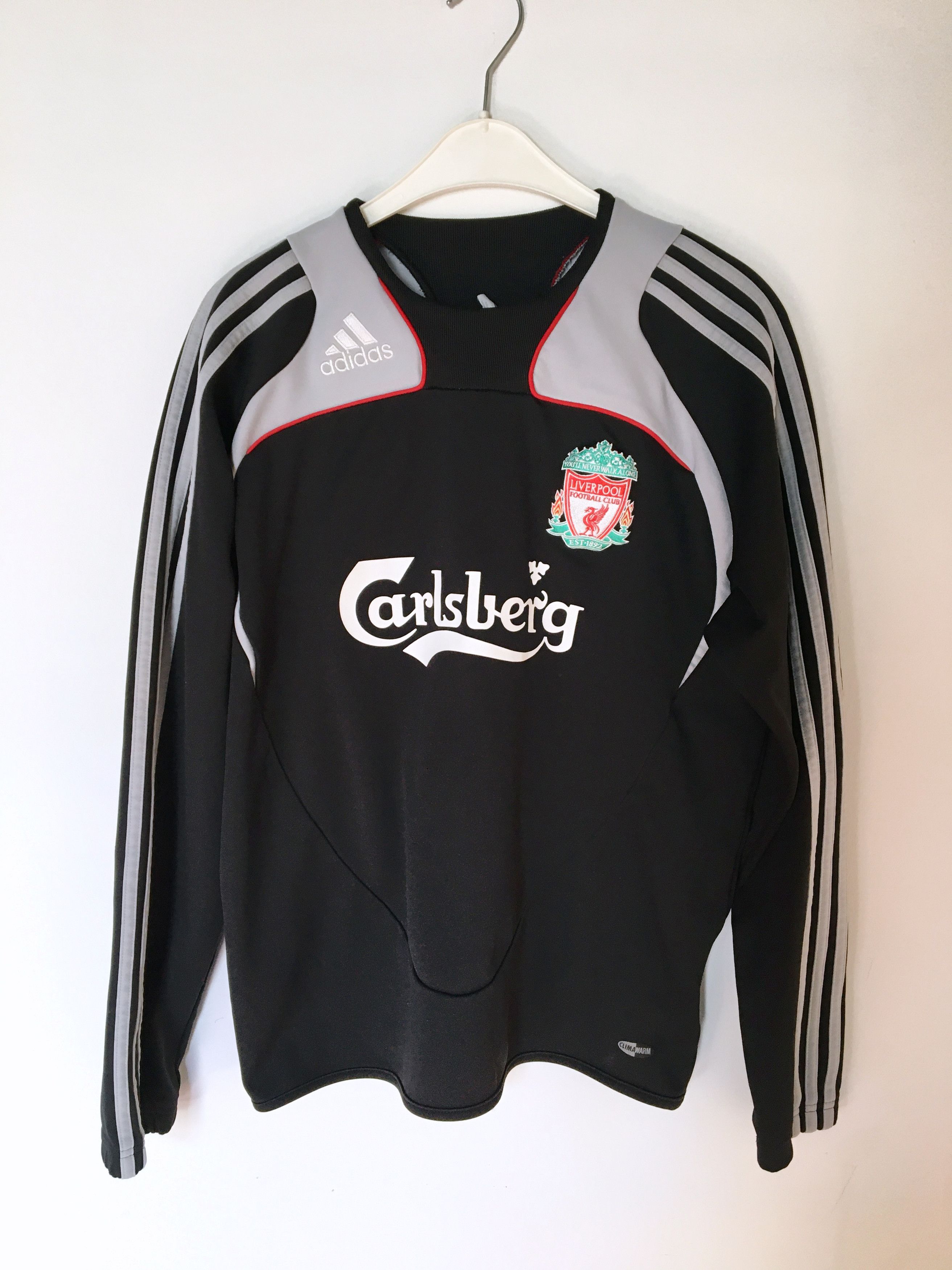 Adidas × Vintage Liverpool FC 2008 3rd Training Long Sleeve Football ...