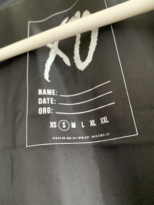 The Weeknd the weeknd xo hand logo jacket | Grailed