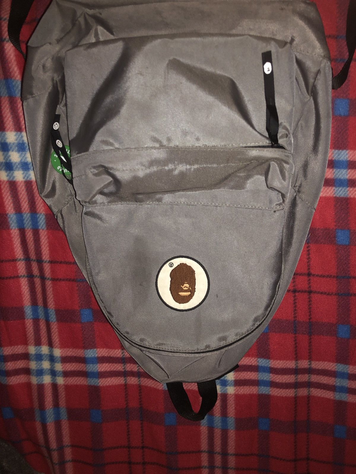 Bape Happy New Year Ape Head Patch Backpack | Grailed