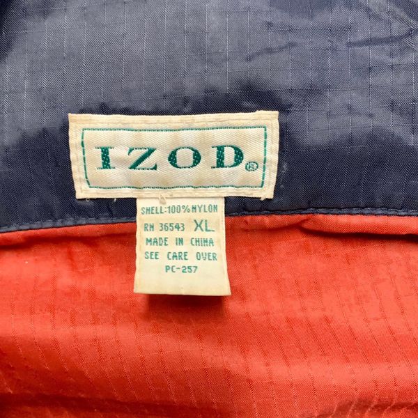 Vintage Vintage 90s IZOD Sport Color Block Windbreaker Jacket | Grailed