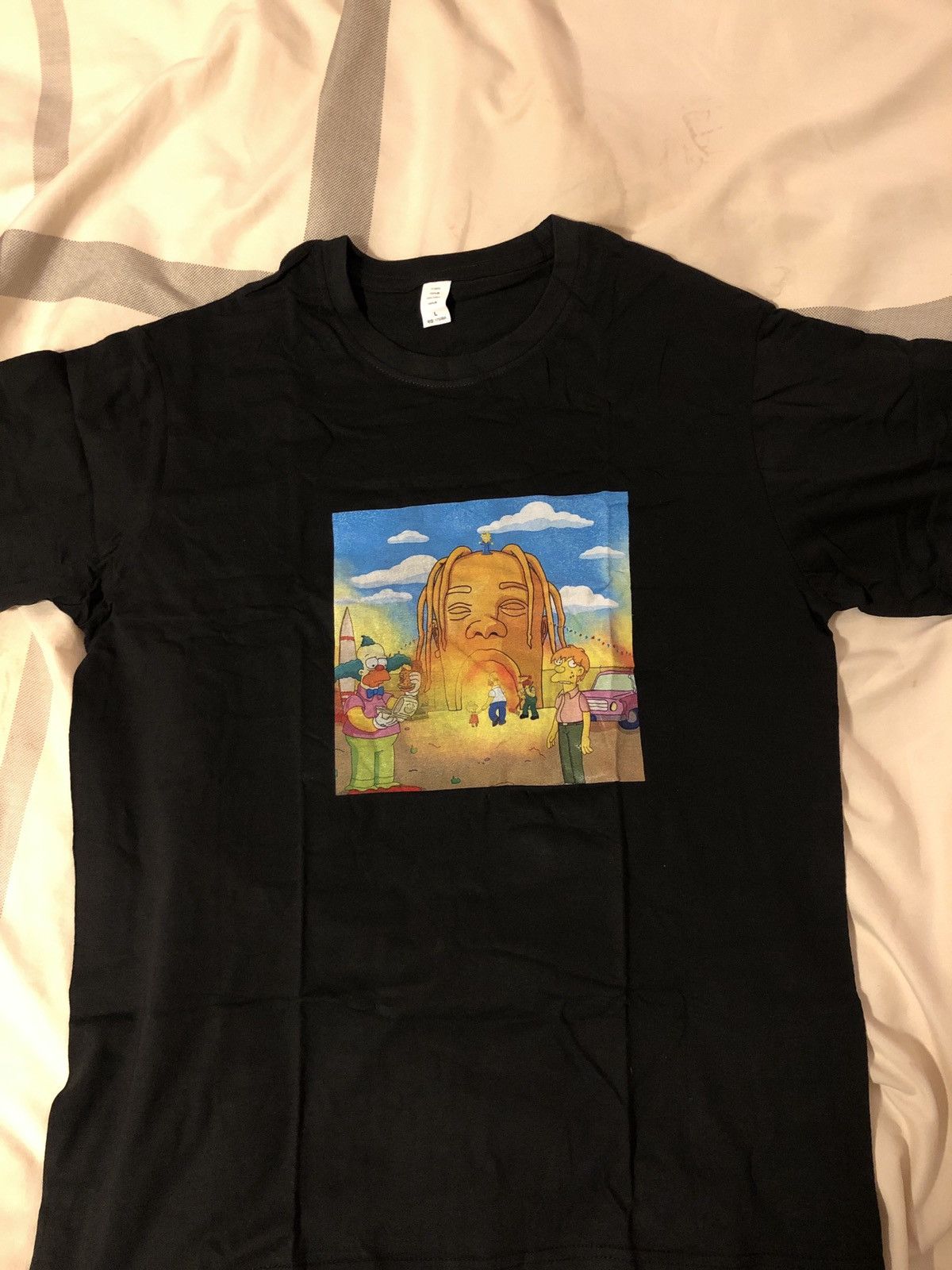 Travis Scott Astroworld Simpsons Cover | Grailed