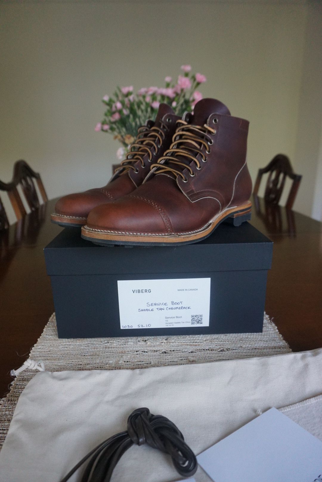 Viberg Service Boot Saddletan Chromepak 2030 Ridgeway sole | Grailed