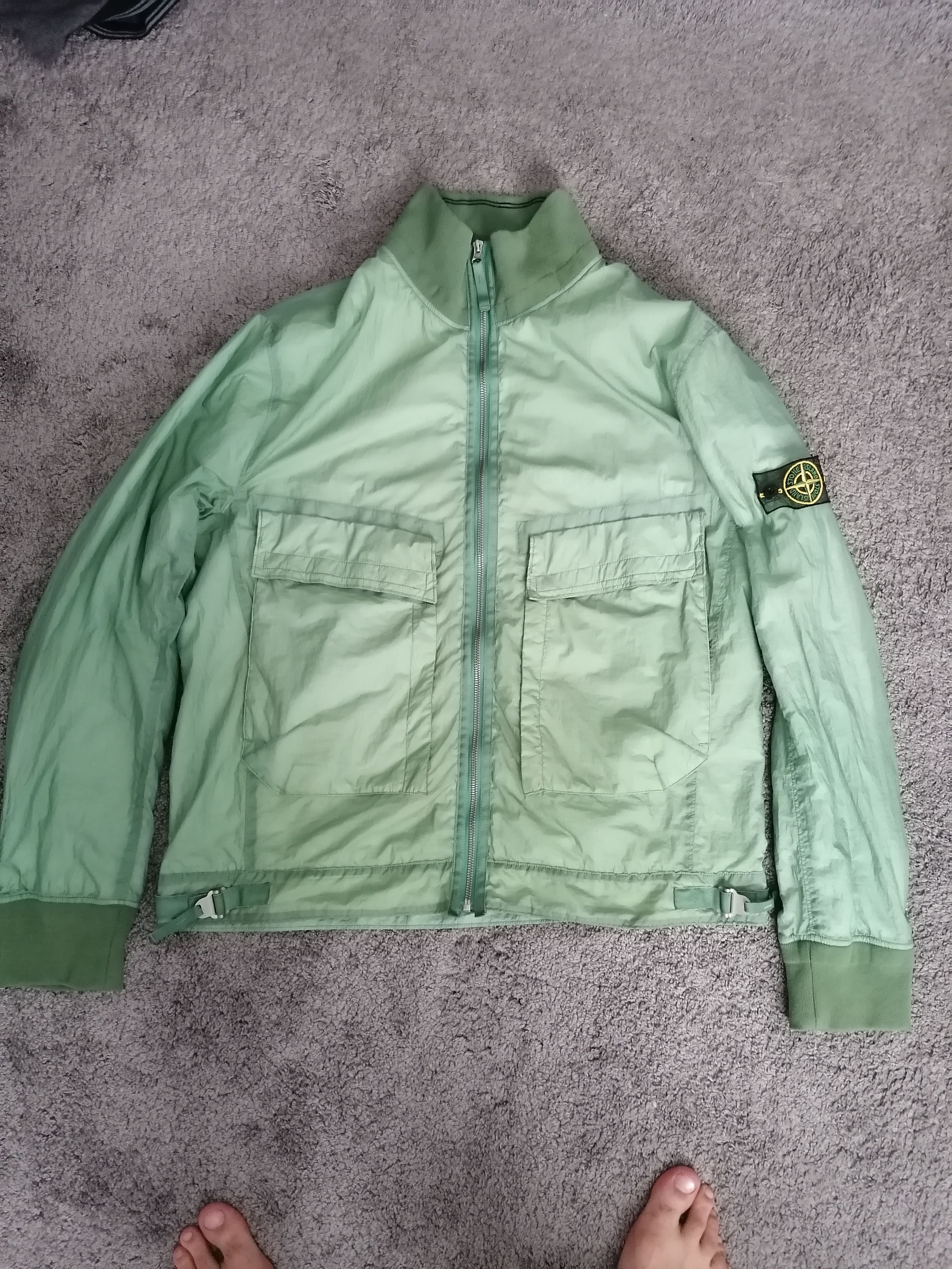 Stone Island Stone Island mesh badge jacket | Grailed