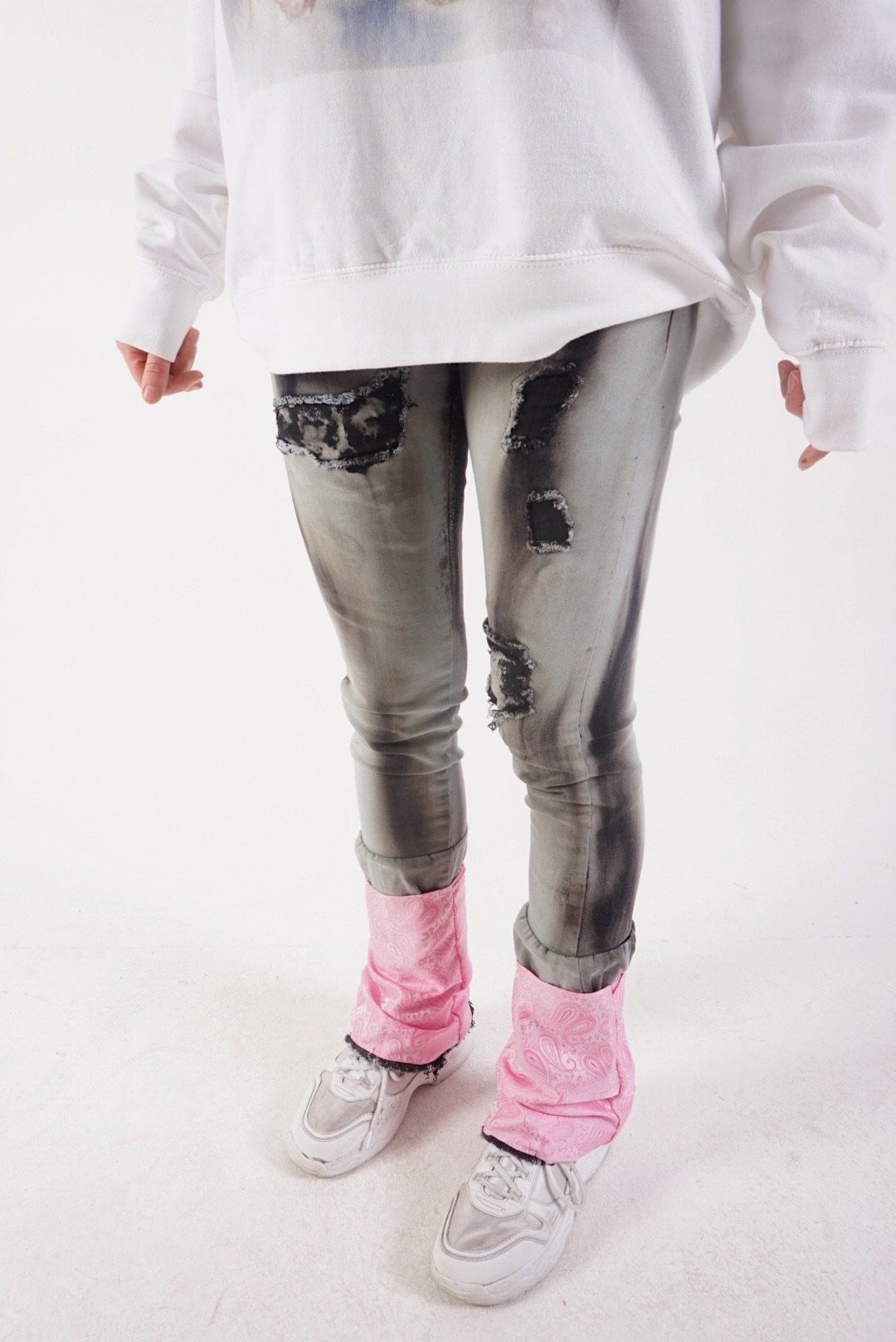 Japanese Brand × Streetwear PINK GLIZZY DENIM | Grailed