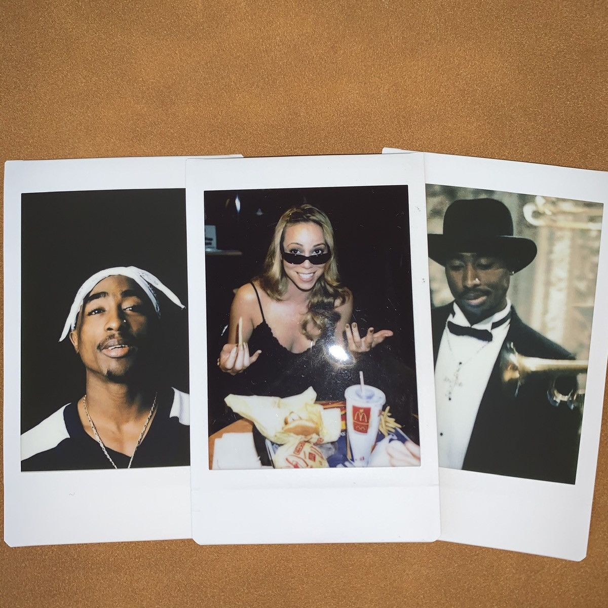 Polaroid Tupac and Mariah Carey Polaroid | Grailed