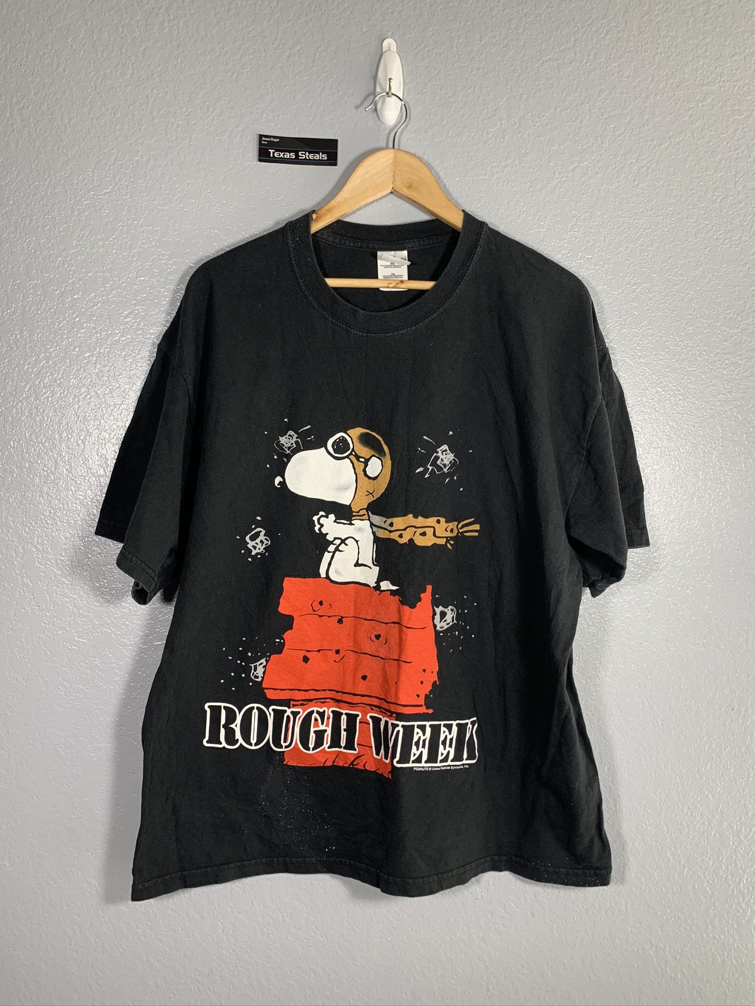 Gildan Peanuts Snoopy Rough Week Tee | Grailed