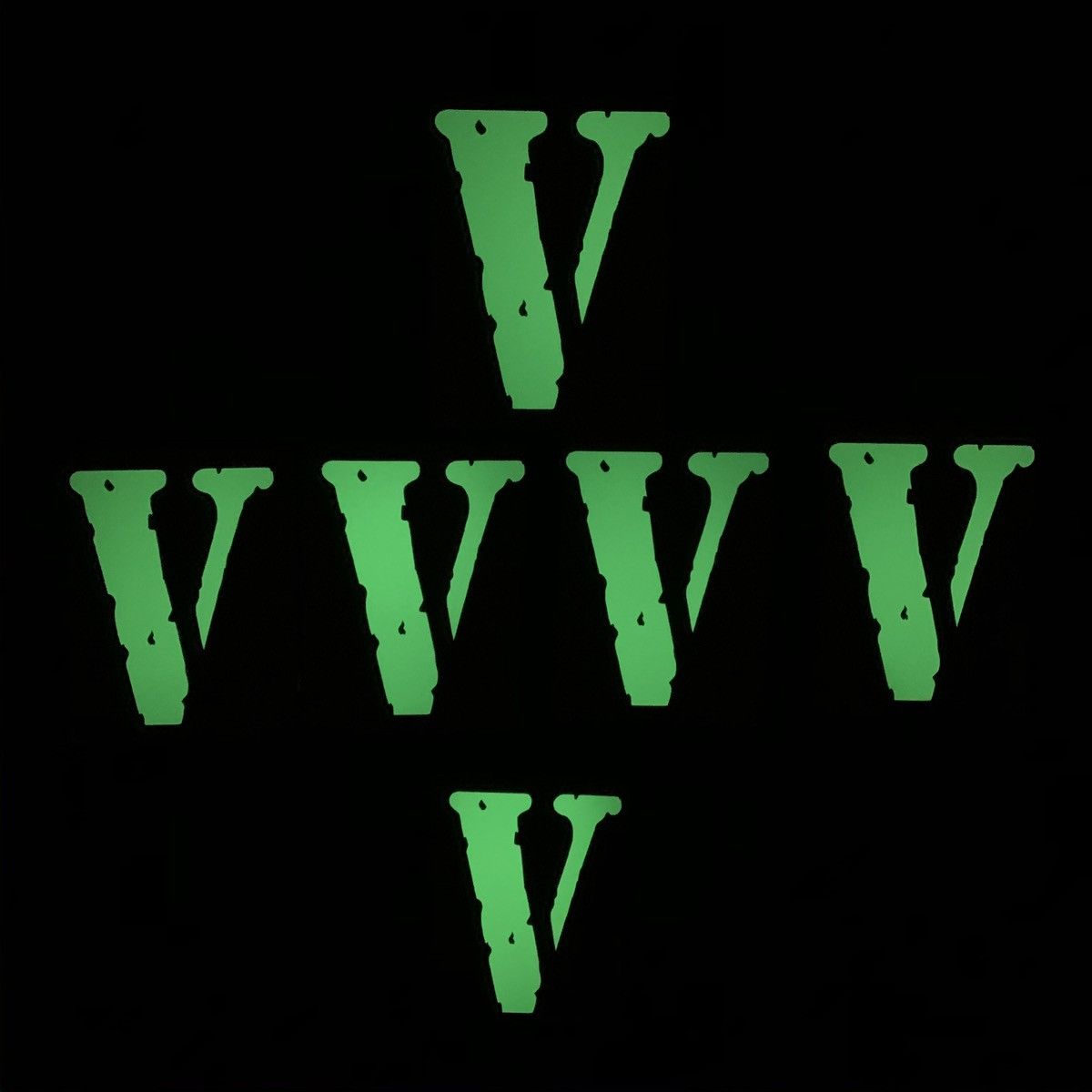 Vlone Glow Vlone Logo Sticker/Decal | Grailed