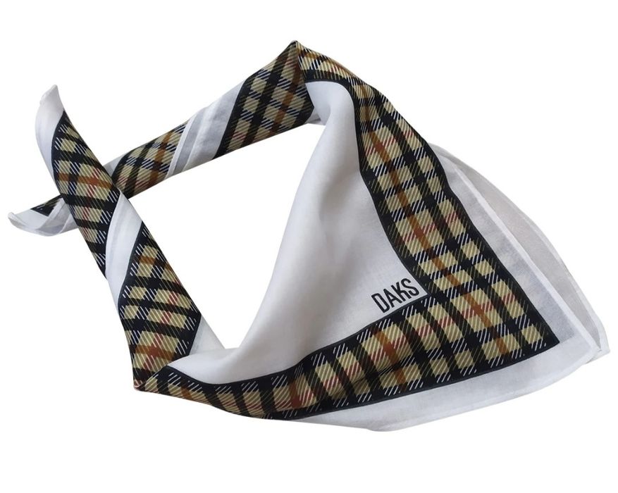 Daks London DAKS Monogram Scarf/Handkerchief | Grailed