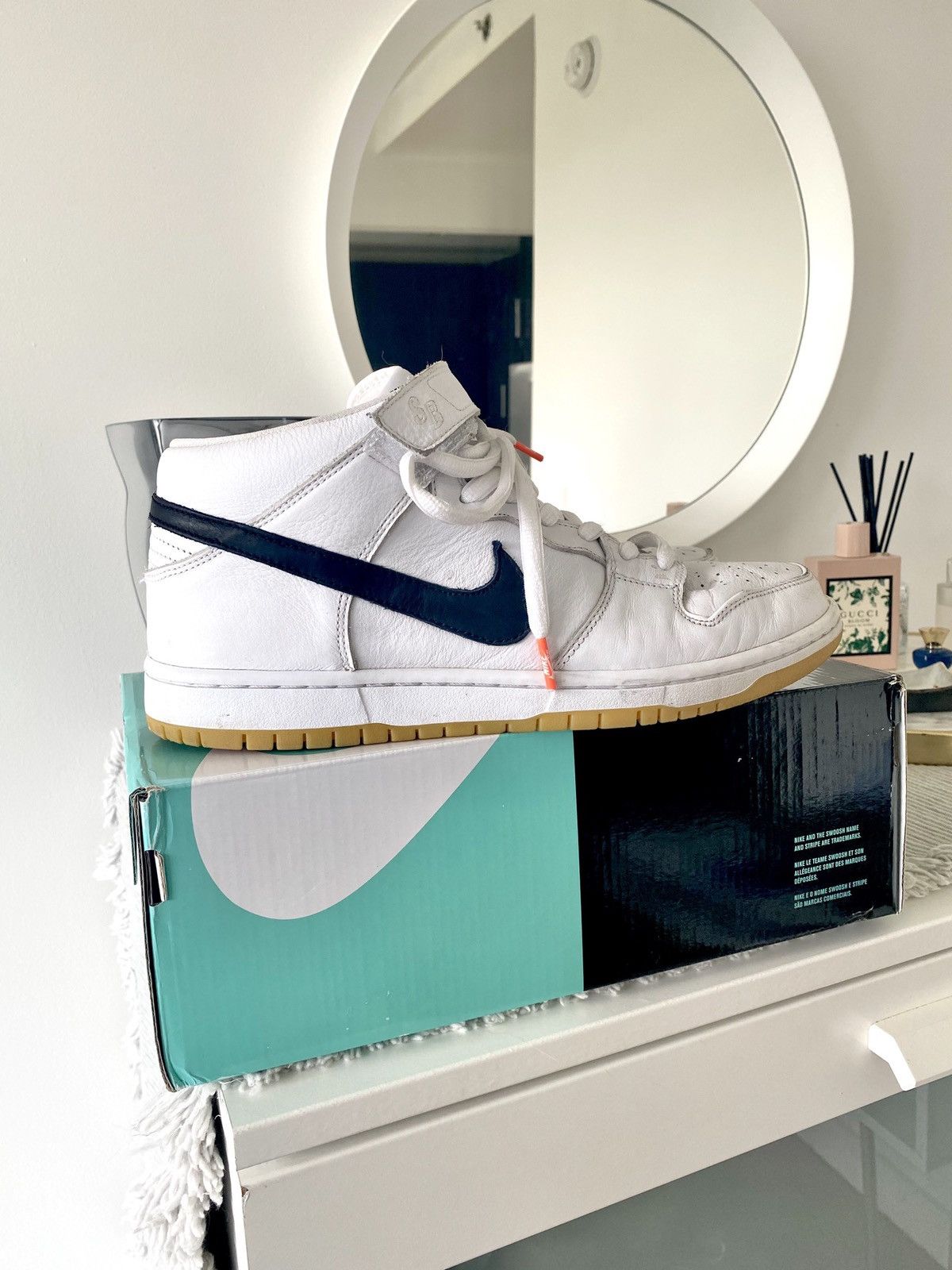 Nike Dunk mid Orange Label | Grailed