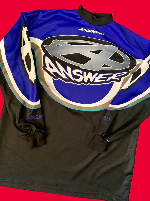 Vintage Vintage 90s Answer Racewear BMX Racing Dirtbike Jersey | Grailed