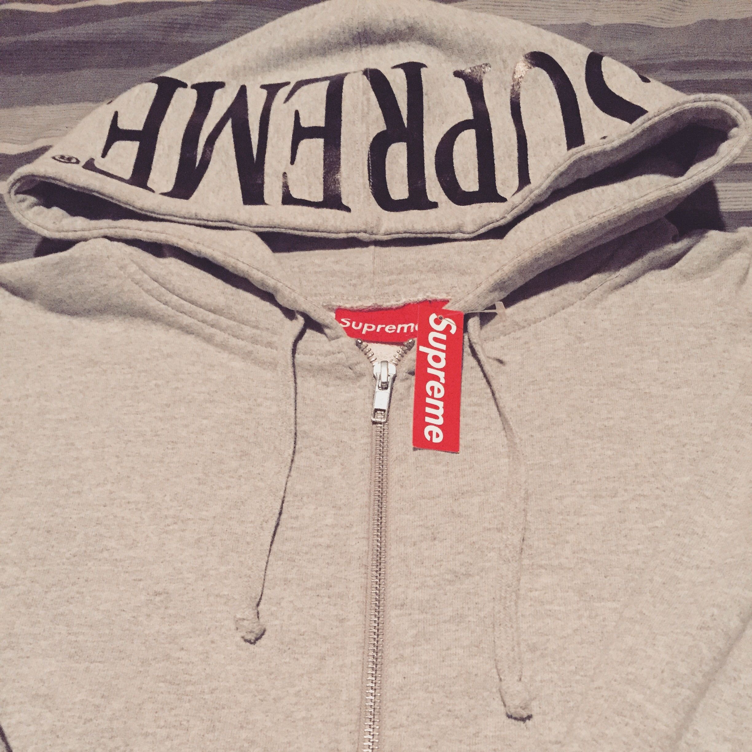 Supreme DSWT Foil Zip Up | Grailed